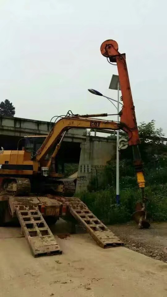 0.4cbm 12t Overlength Excavator Telescoping Boom for streets construction