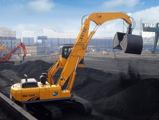 What is the working scene of hydraulic clamshell