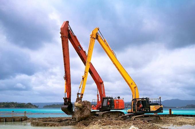 Why is the excavator long boom saves costs