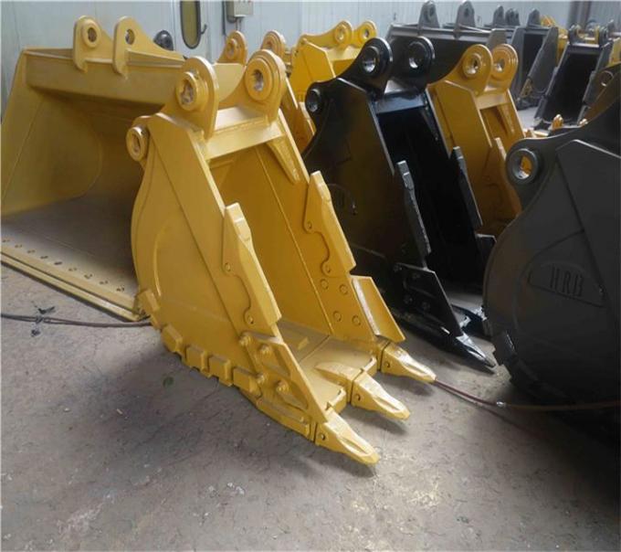 Volvo EC210 EC240 Excavator Drainage Trench Bucket With Teeth Mining