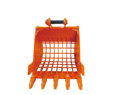 16MN / Q355 Excavator Skeleton Bucket , Excavator Digging Bucket OEM ...