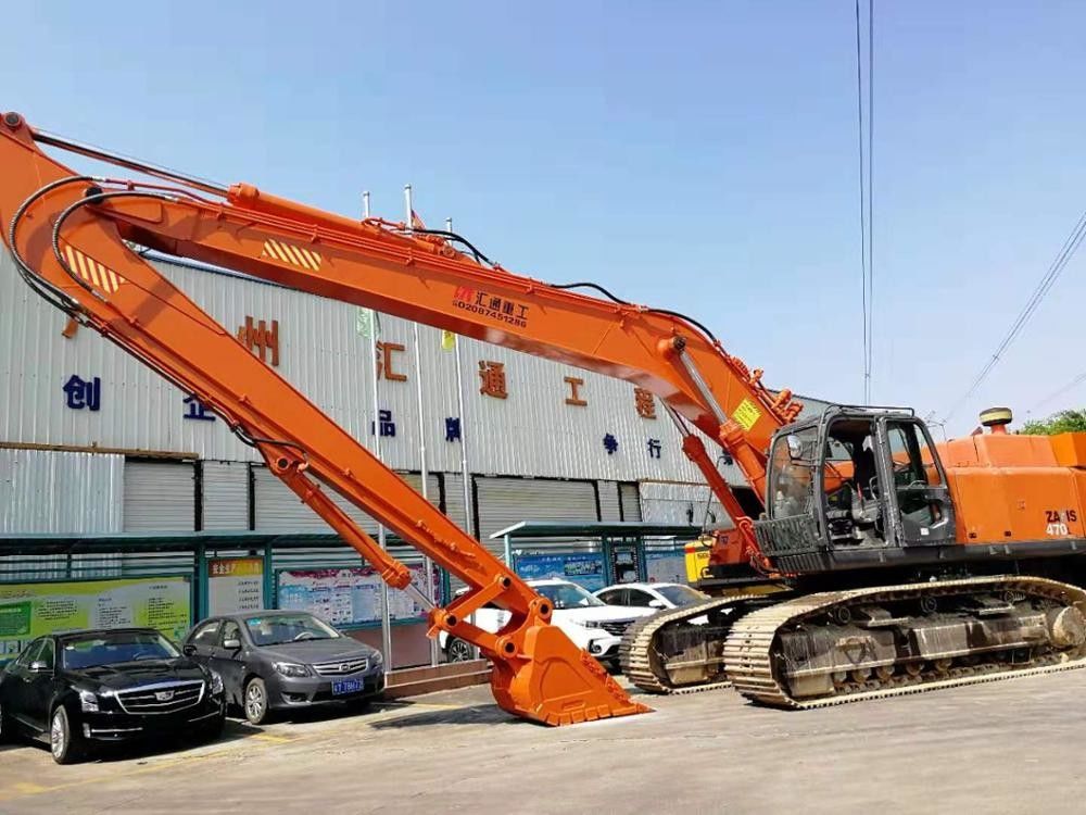 Durable Long Reach Excavator Booms , 6-80 Ton Excavator Long Reach ...