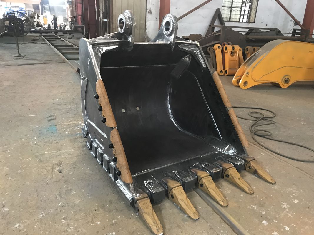 7-70 Tons Excavator Claw Bucket High Reliability For Coal Mining / Hard ...
