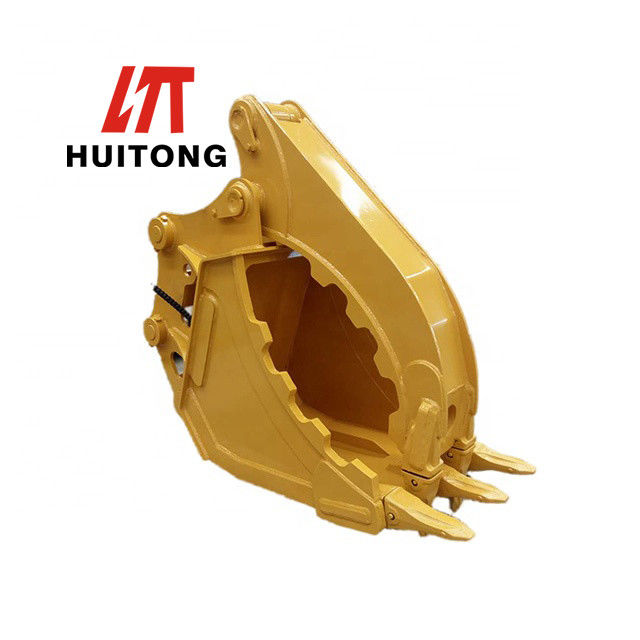 Highly Durable Excavator Thumb Bucket , Hydraulic Grab Bucket Easy ...