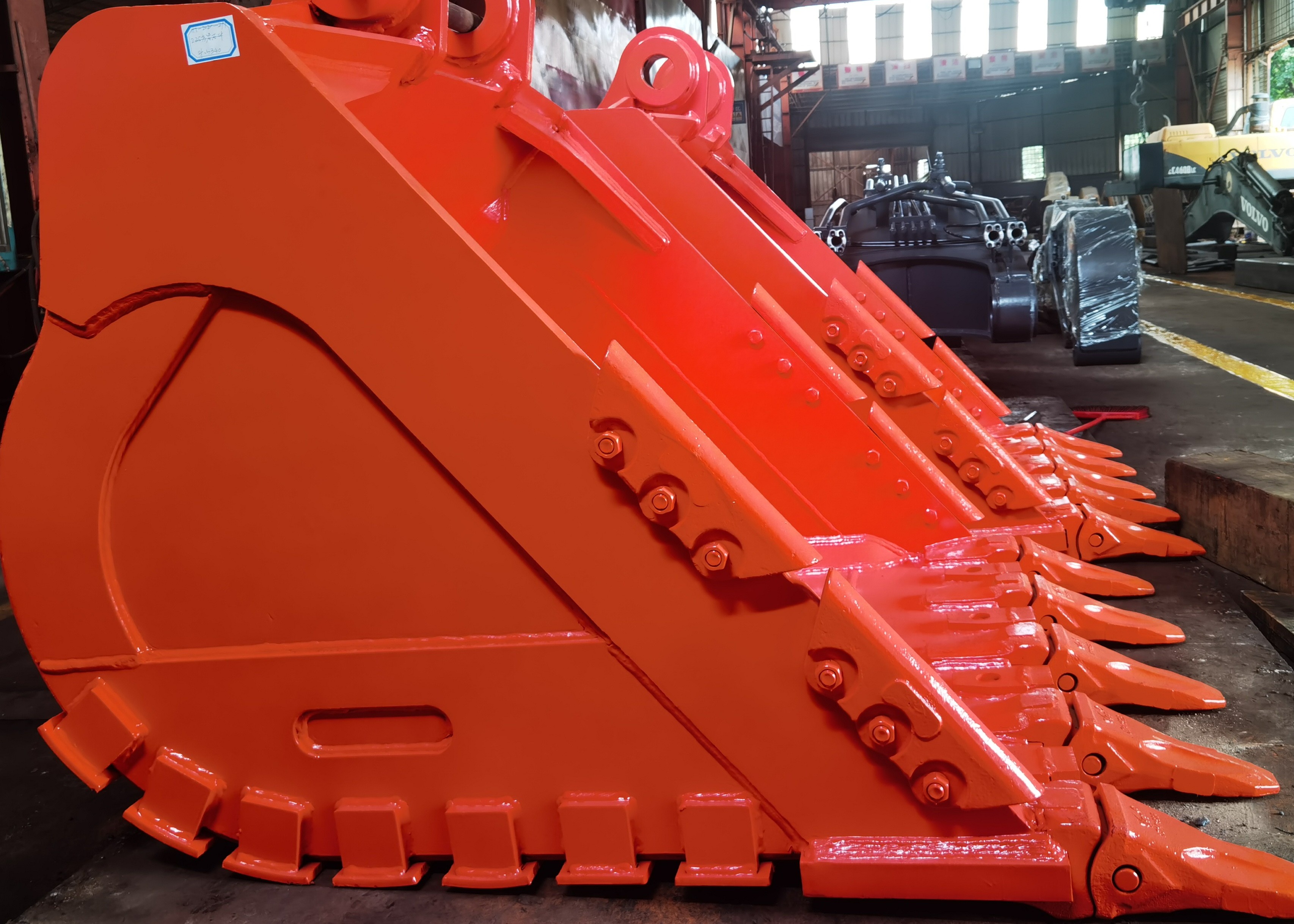 NM400 Material 36 Inch Wide Rock grapple Bucket For Komatsu 20 Ton ...