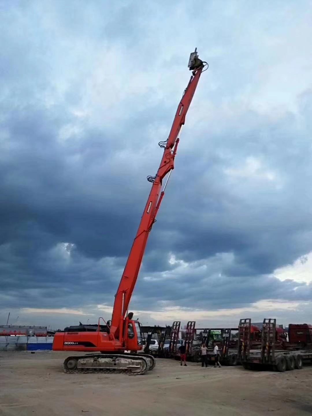Customization Excavator High Reach Arm Demolition Boom OEM PC EX PC ...