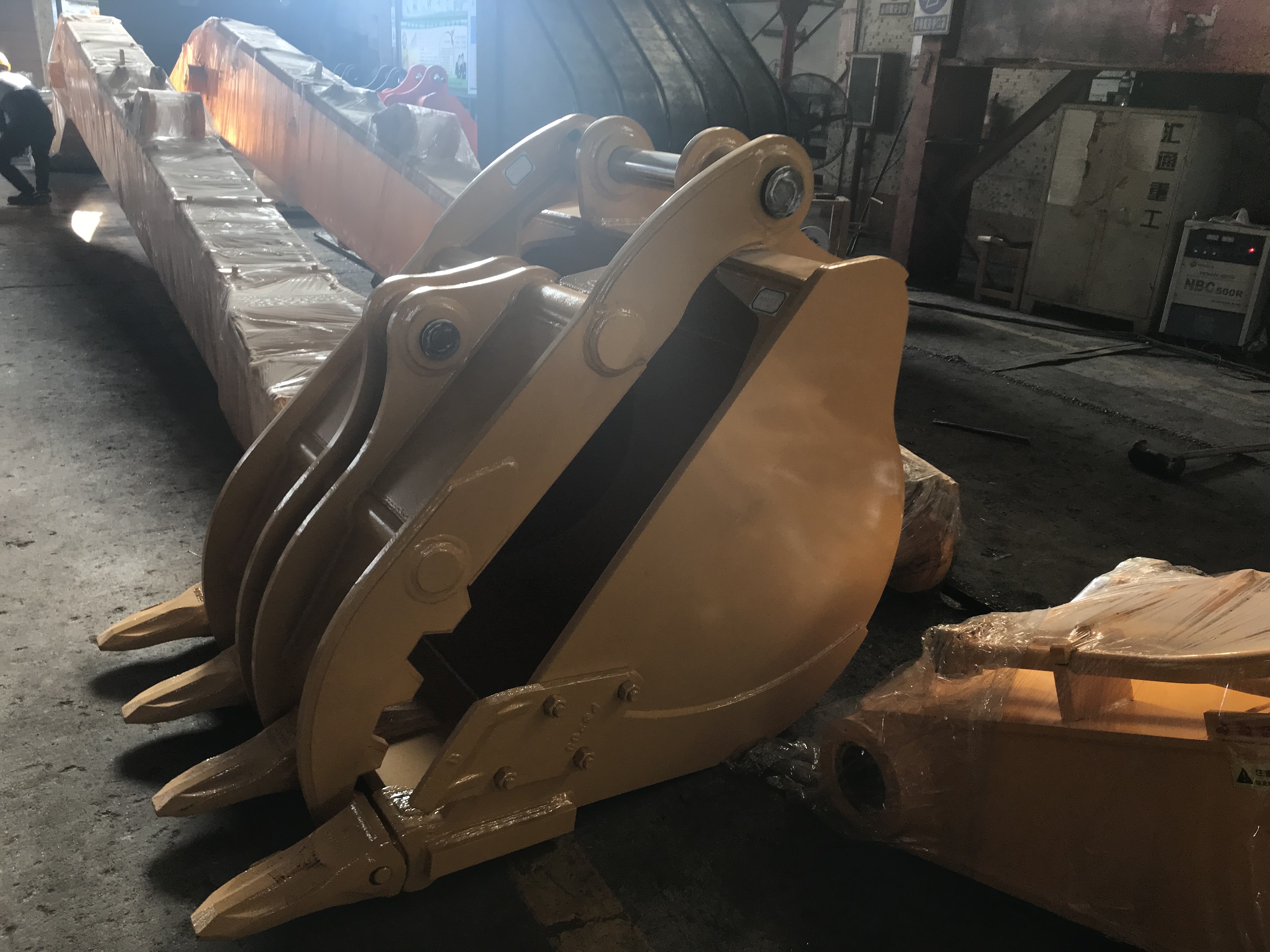 High Strength Excavator Thumb Bucket Quick Easy Installation On Dipper ...