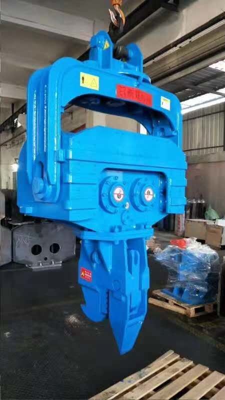 Excavator Mounted Vibratory Pile Hammer High Power For Piling ...