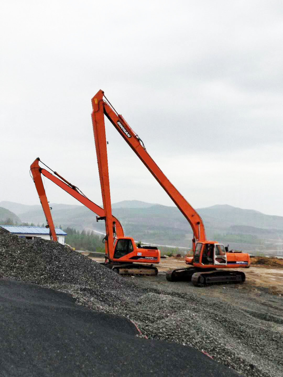 PC CAT EX Long Reach Excavator Booms 30 Meters Length For Construction ...
