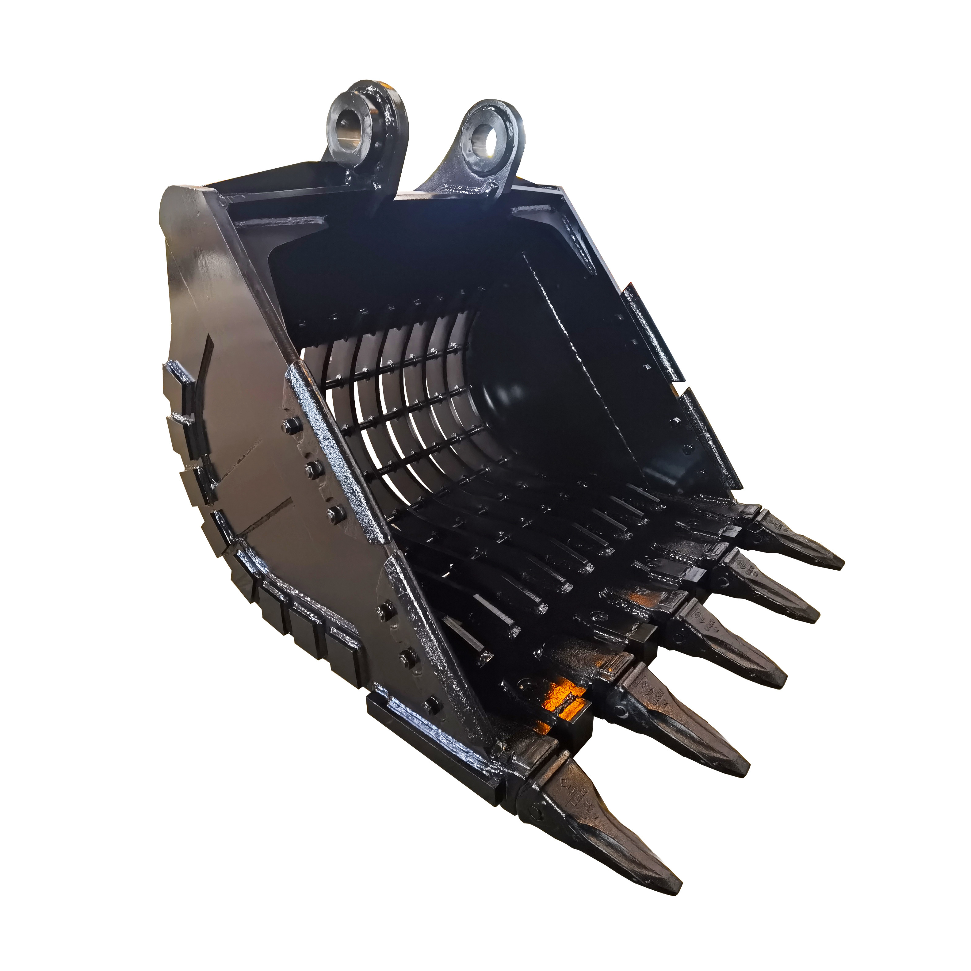 Excavator Skeleton Bucket - Standard Heavy Duty Types Yellow/Black ...