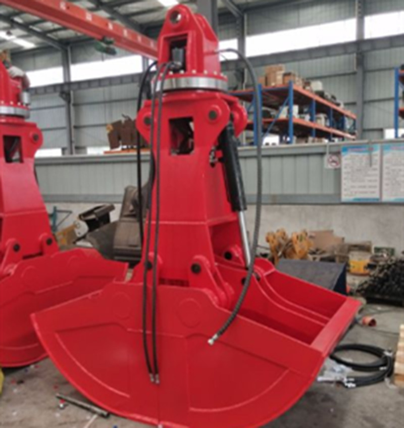 Q355 Excavator Clamshell Bucket Mini Big Up Close Rotating Or None ...